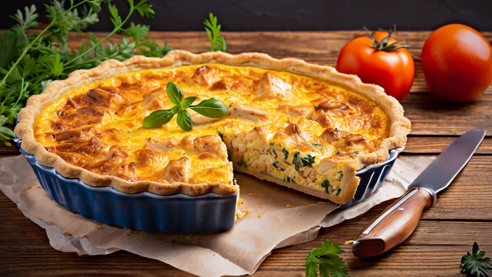 Receta del Quiche de pollo, aprende a preparar este delicioso y ...